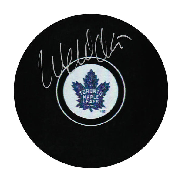 Wendel Clark Signed Toronto Maple Leafs Puck | Heritage Hockey™