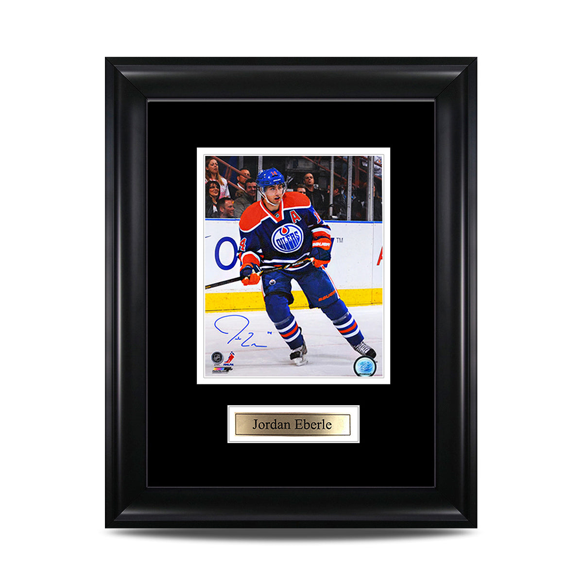 Jordan Eberle Signed Edmonton Oilers Framed Photo